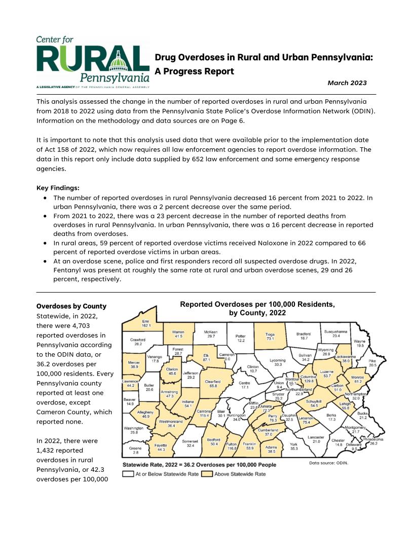 Fact Sheets - Center for Rural PA