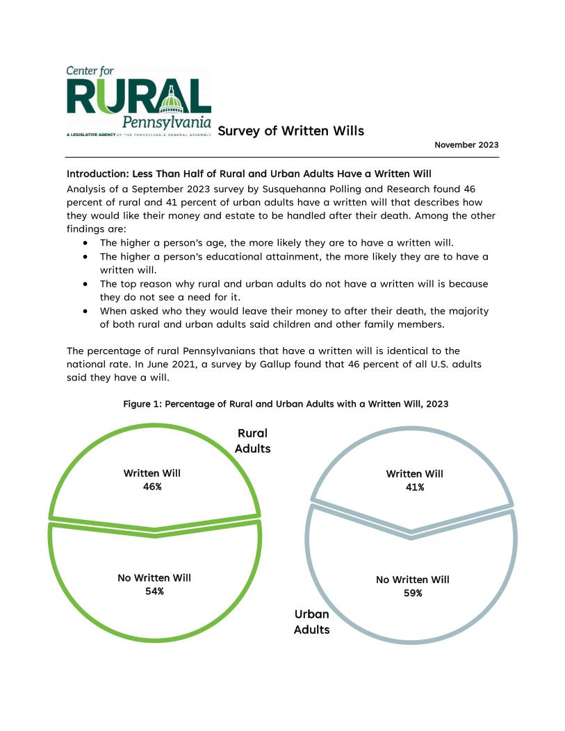 Fact Sheets - Center for Rural PA