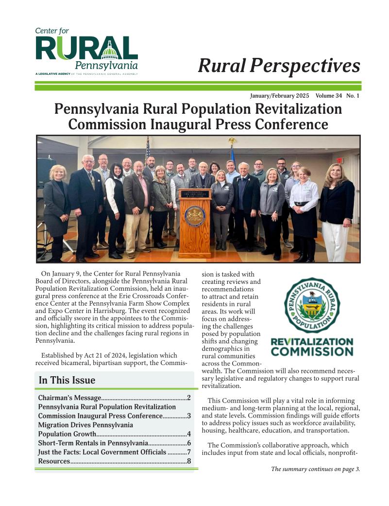 Newsletters - Center for Rural PA