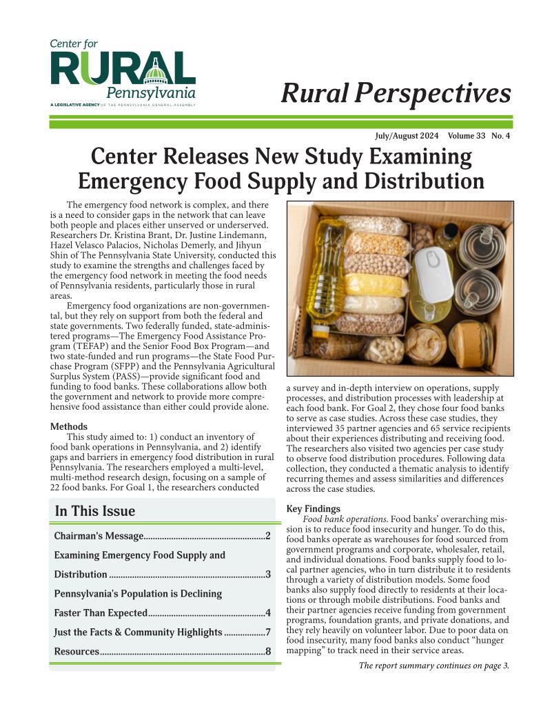 Newsletters - Center for Rural PA