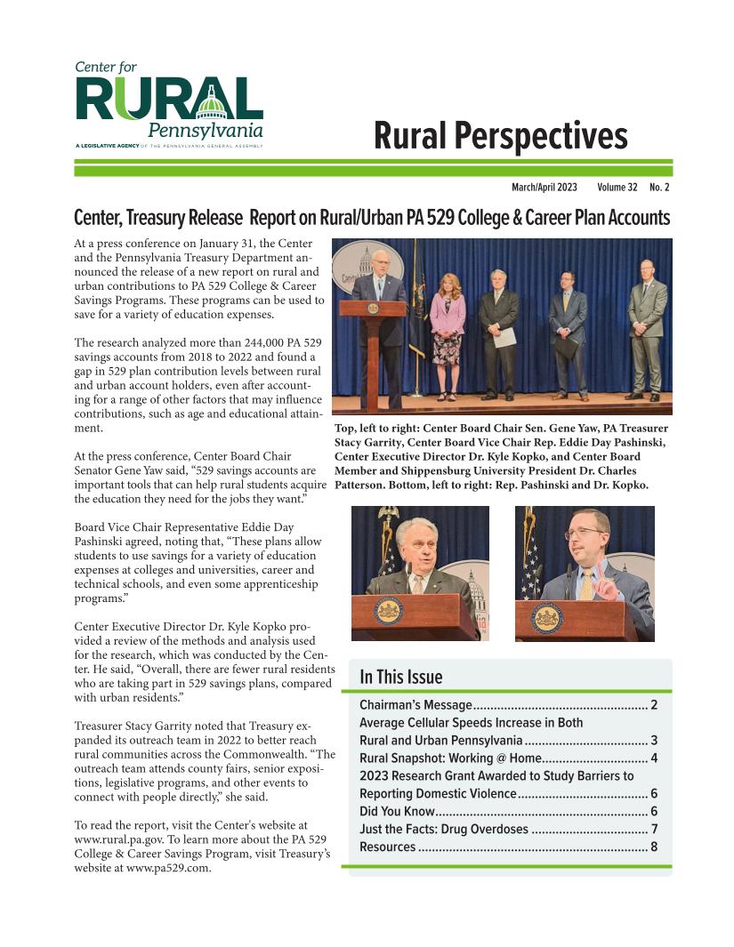 Newsletters - Center for Rural PA