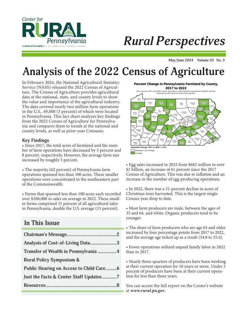 Newsletters - Center for Rural PA